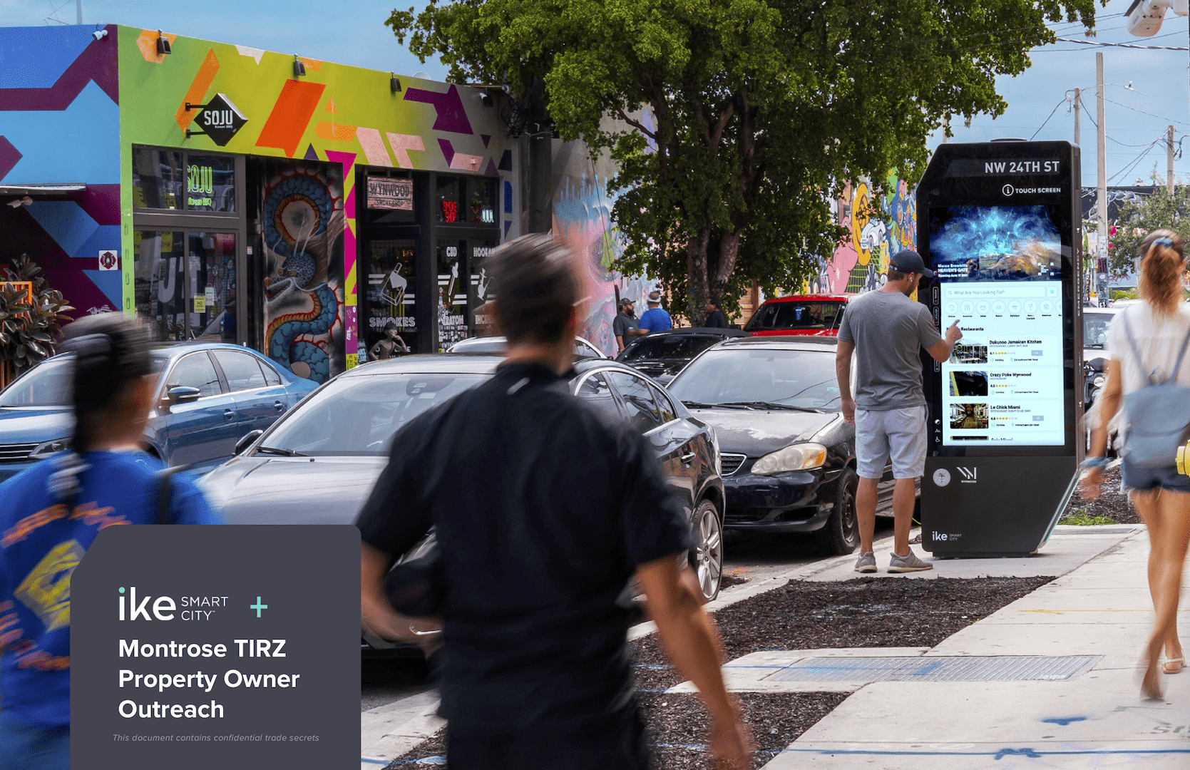 IKE Smart City Presentation about IKE Digital Kiosks - Montrose TIRZ 27